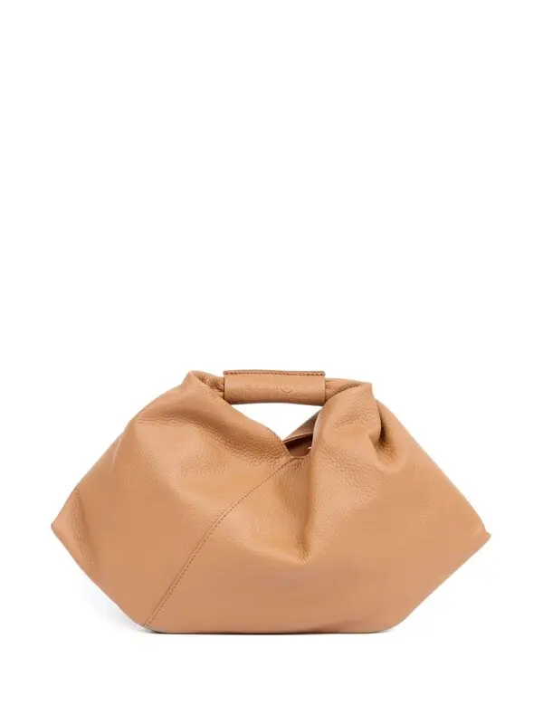 ★MM6 MAISON MARGIELA★JAPANESE DRAPED MINI★BROWN Maison Margiela Japanese Draped Mini Handbag In Marrone